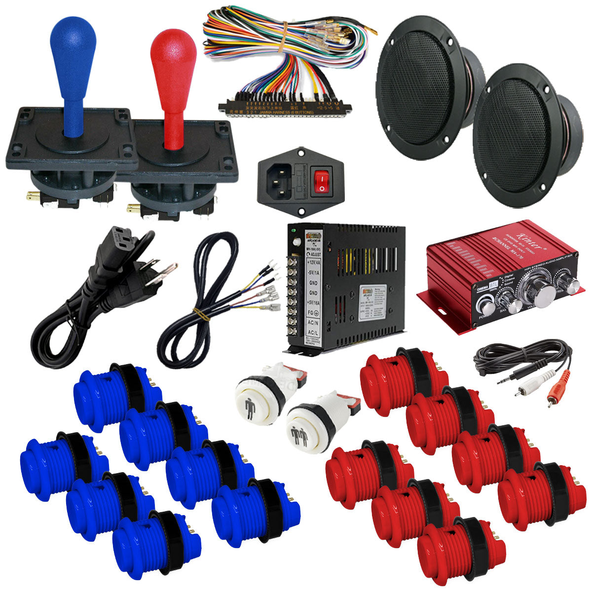 Two Player JAMMA Arcade Kits – Retro Active Arcade