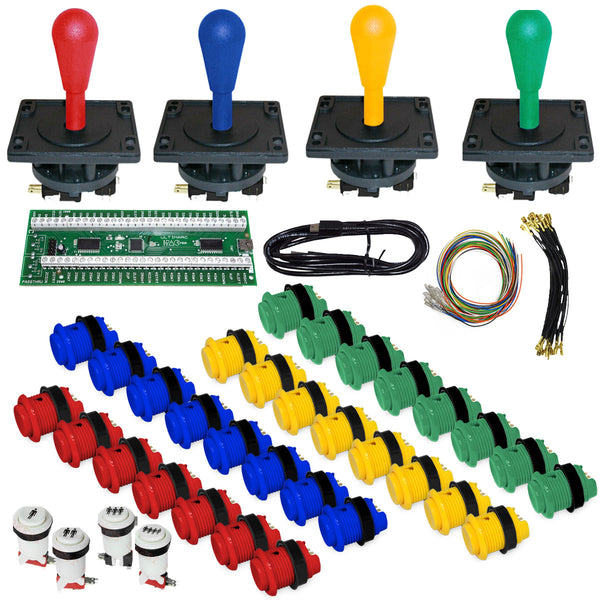 Four Player MAME Arcade Kits – Retro Active Arcade