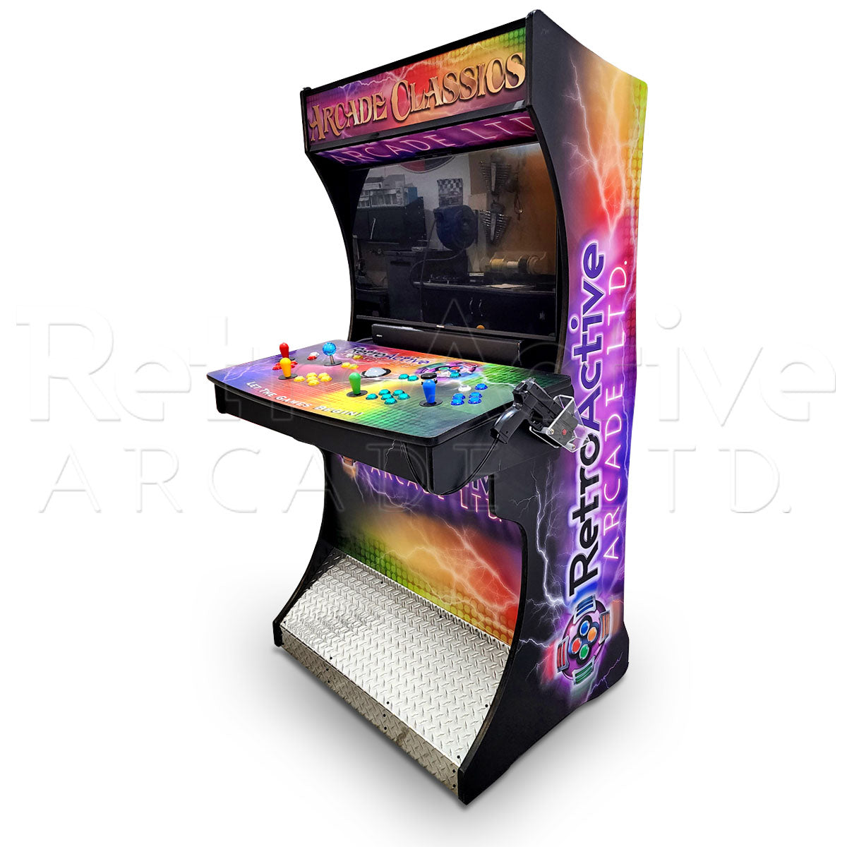 4 Player Raptor Light Gun Arcade Machine – Retro Active Arcade