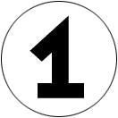 Number 1 Button Decal – Retro Active Arcade