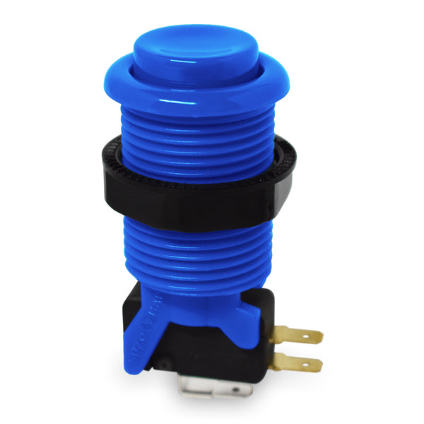 HAPP Concave Arcade Buttons - Blue – Retro Active Arcade