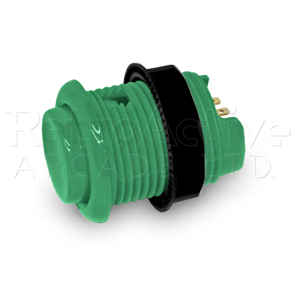 Concave Fusion Arcade Buttons - Green – Retro Active Arcade