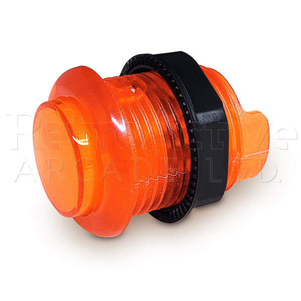 12v Illuminated Fusion Buttons 28mm- Orange – Retro Active Arcade