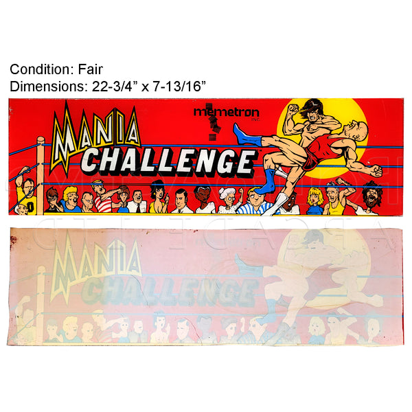 Original Mania Challenge Marquee | Taito – Retro Active Arcade